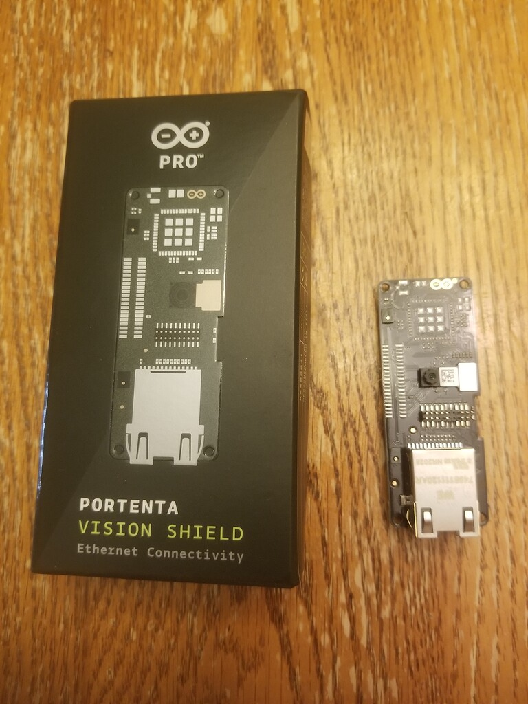 Portenta Vision Shield justvartived - Edge Impulse Forum