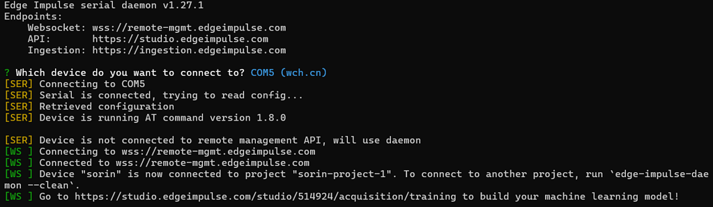 Configuring ESP32-WROOM-32 WIFI connection for remotely data collection - Help - Edge Impulse Forum