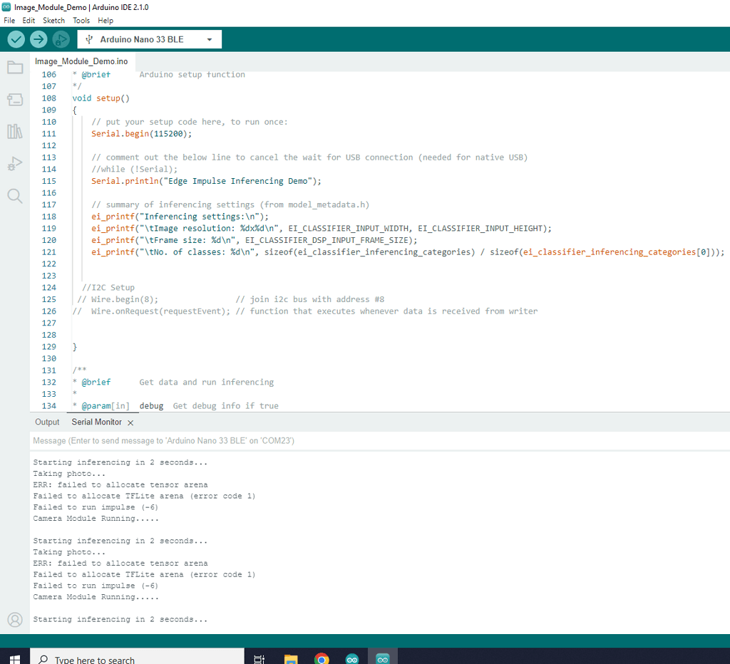 Camera OV767X Error - Help - Edge Impulse Forum